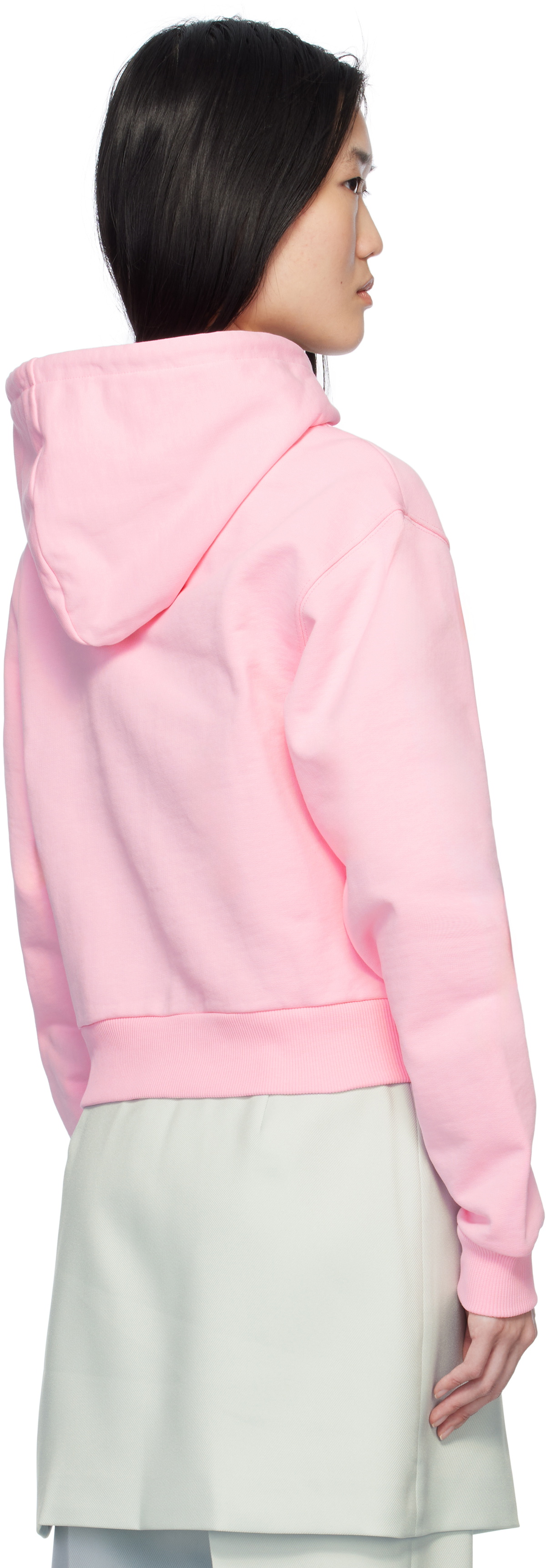 Sandy Liang Pink Regina Hoodie Sandy Liang