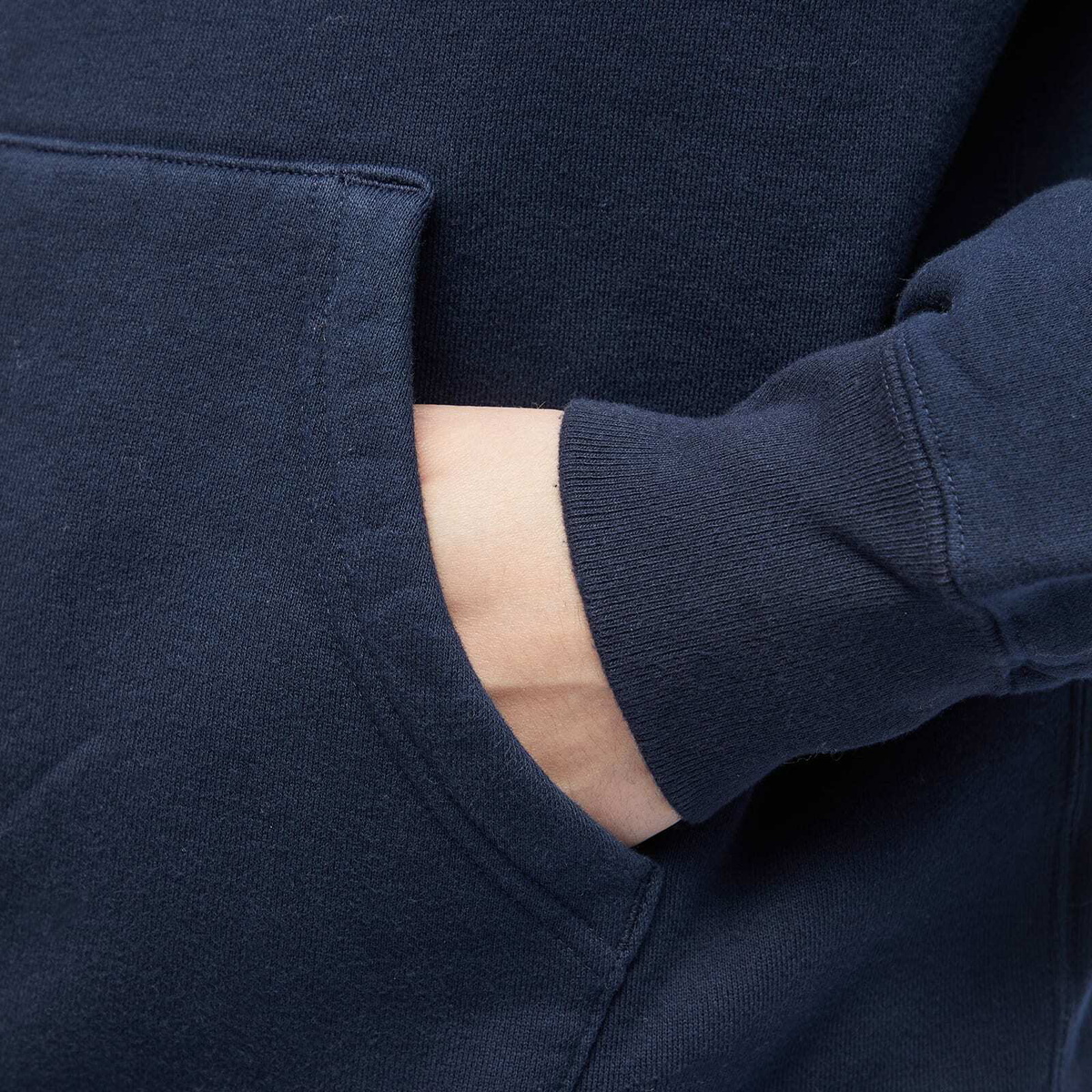 Beams Plus Men's Pullover Hoodie in Navy Beams Plus