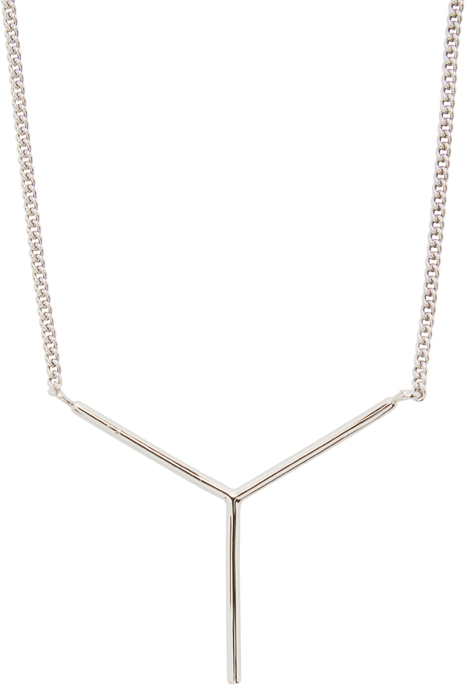 Y/Project Silver Y Necklace Y/Project