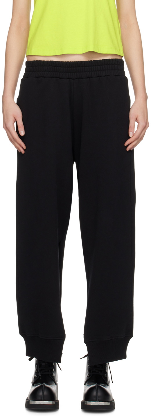 MM6 Maison Margiela Black Vented Sweatpants MM6 Maison Margiela