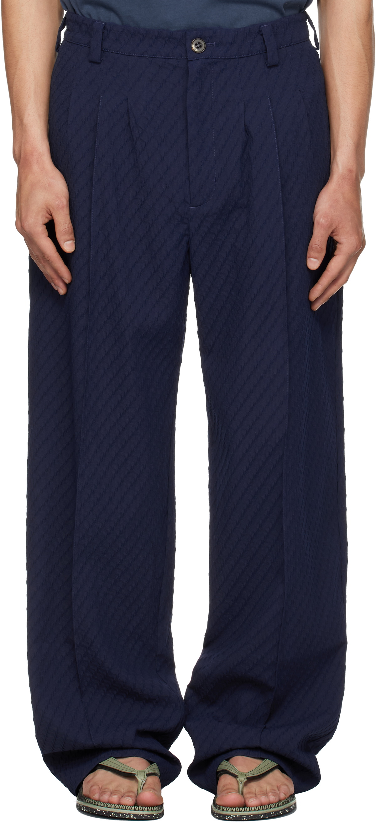 Kiko Kostadinov Blue Noro Trousers Kiko Kostadinov