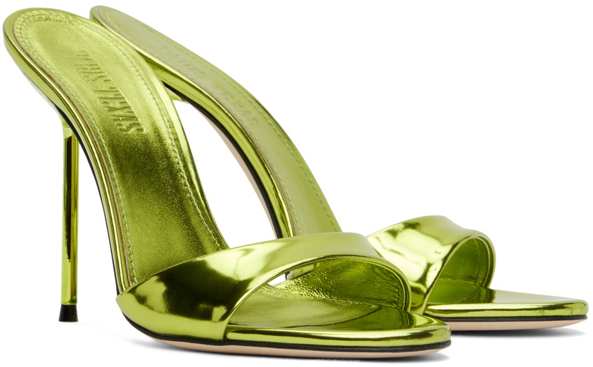 Paris Texas Green Lidia Mules Paris Texas