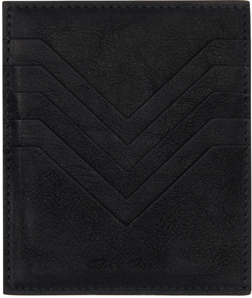Rick Owens Black Square Card Holder Rick Owens