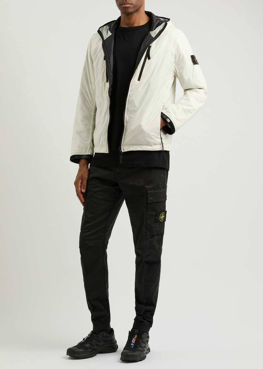 Stone Island Padded Hooded Pertex Quantum Jacket Off White Stone Island