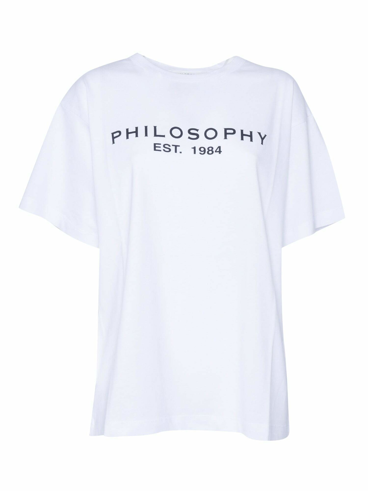 Philosophy di Lorenzo Serafini White T-shirt With Logo Philosophy di ...