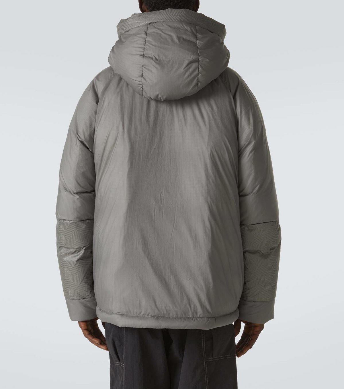 And Wander Logo puffer jacket and Wander