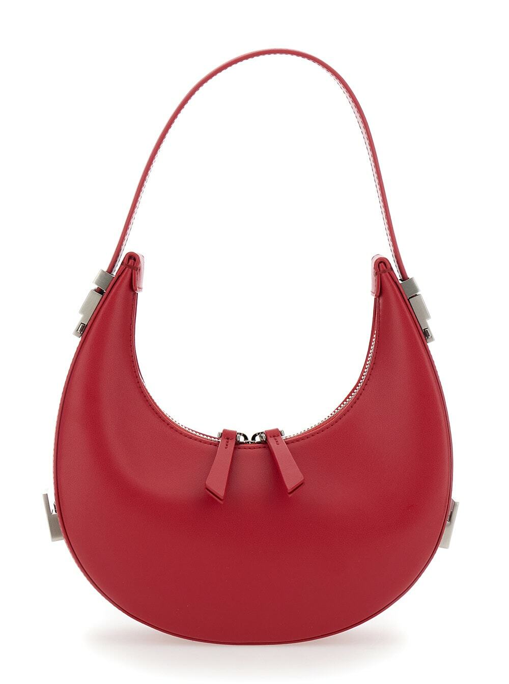 OSOI mini Toni Red Shoulder Bag With Engraved Logo In Leather Woman OSOI