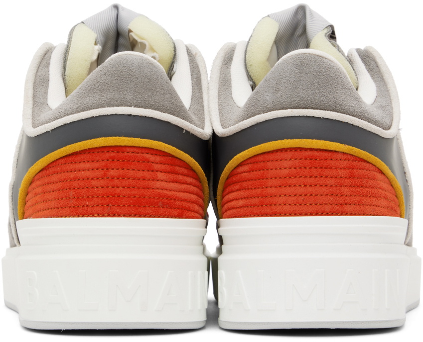 Balmain Gray B-Court Sneakers Balmain