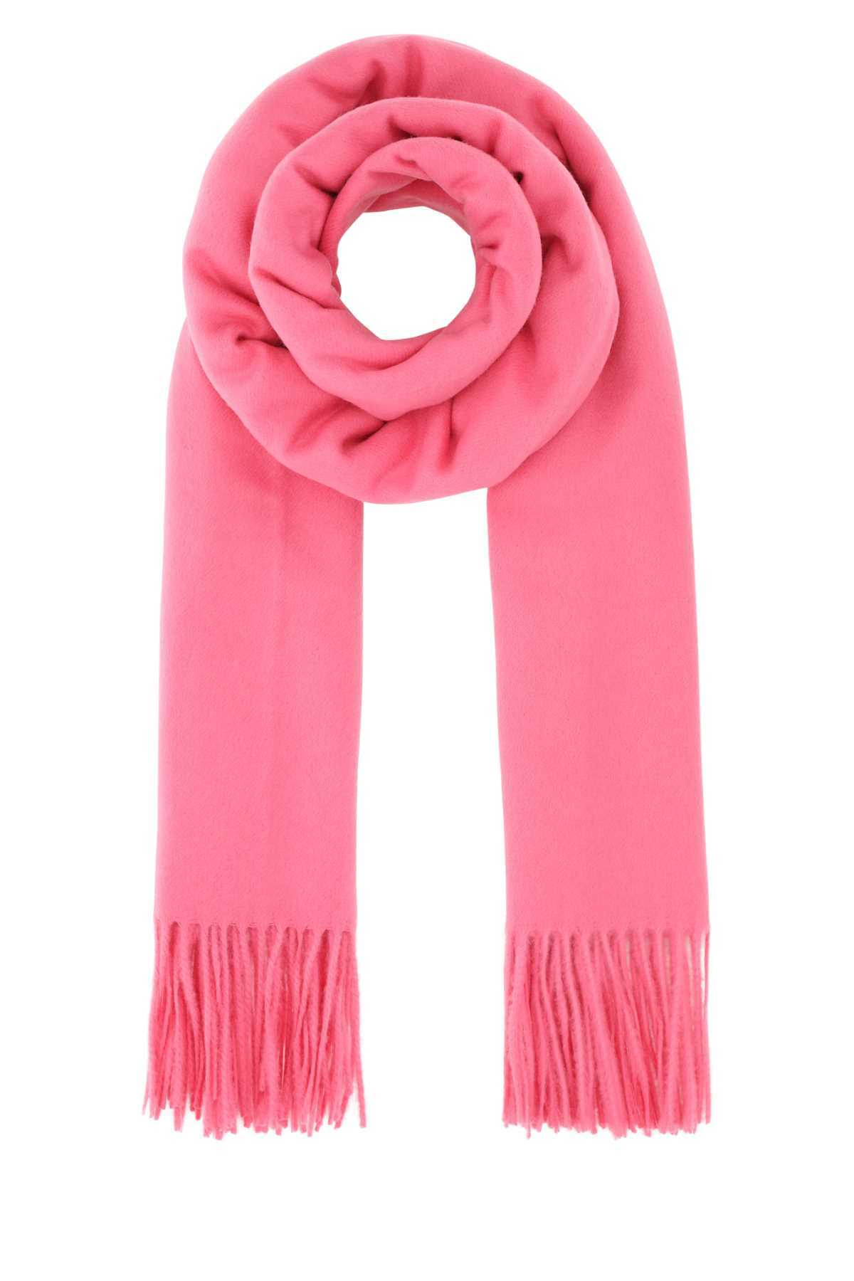 Alexander McQueen Pink Cashmere Blend Scarf Alexander McQueen