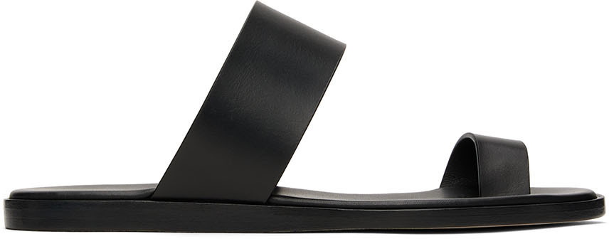 Common Projects Black Minimalist Sandals Common Projects