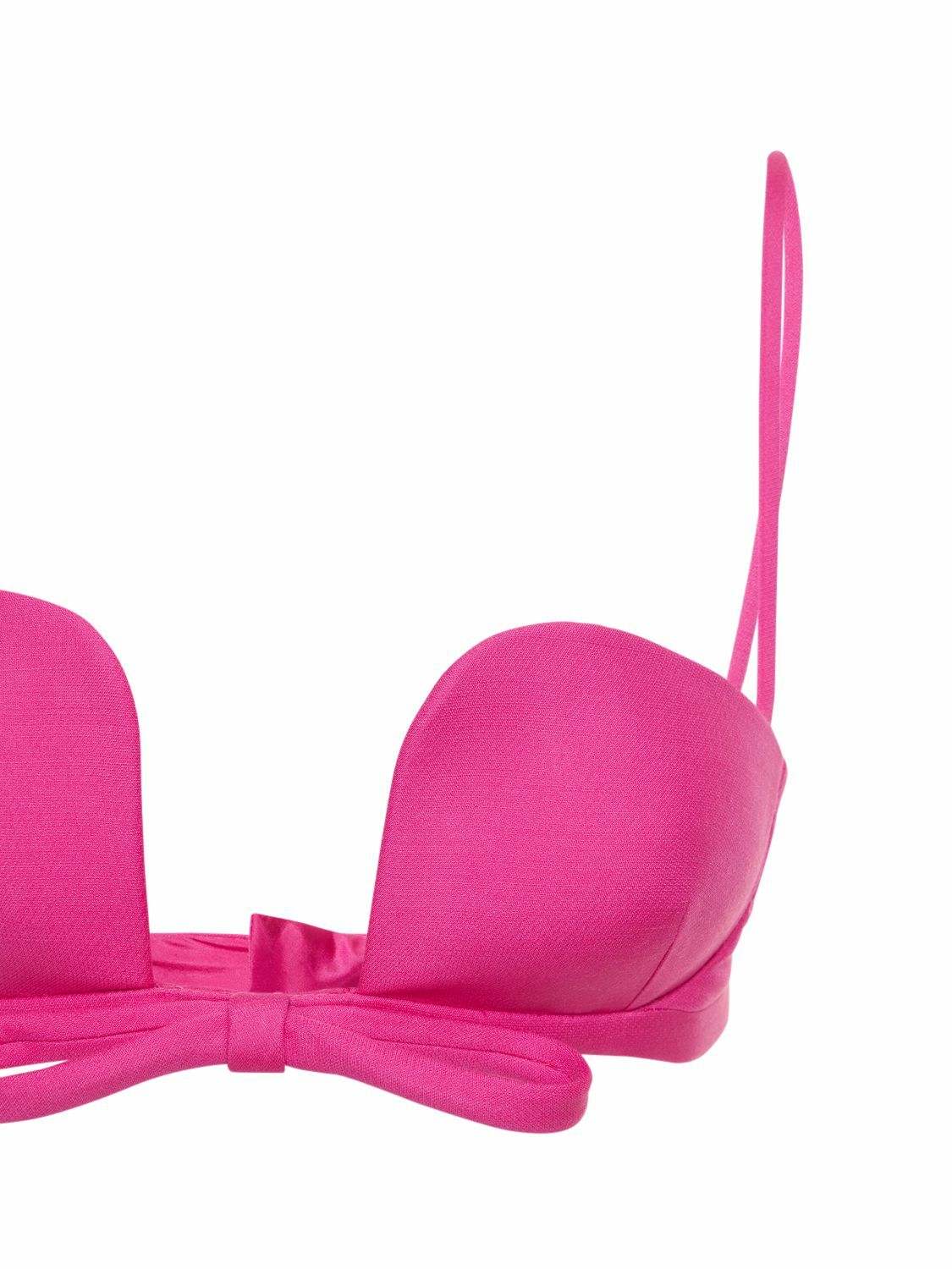 VALENTINO Wool & Silk Crepe Bra Top Valentino