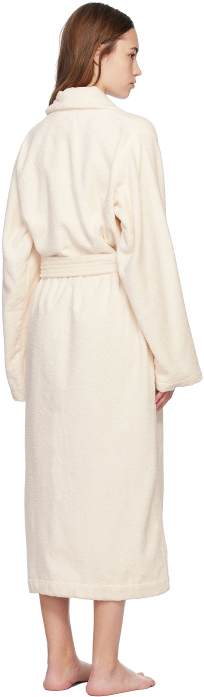 Tekla Beige Classic Bathrobe Tekla Fabrics