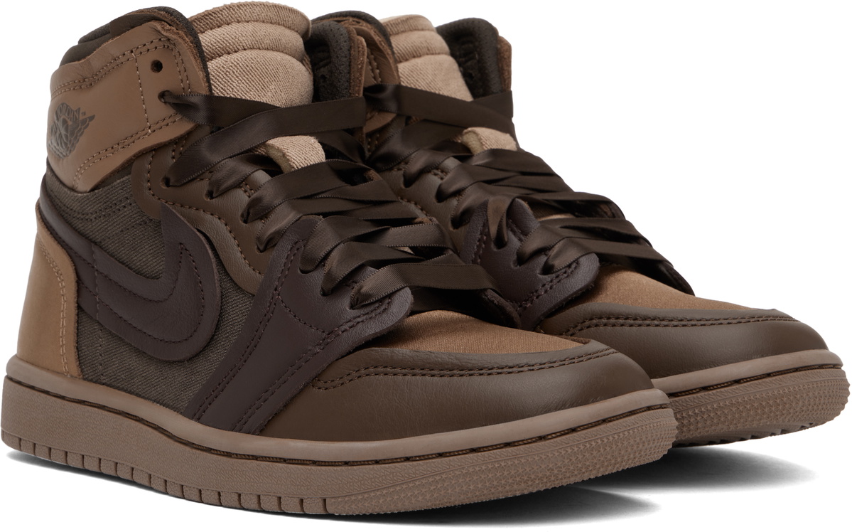 Nike Jordan Brown Air Jordan 1 Method Of Make High Sneakers Nike Jordan ...
