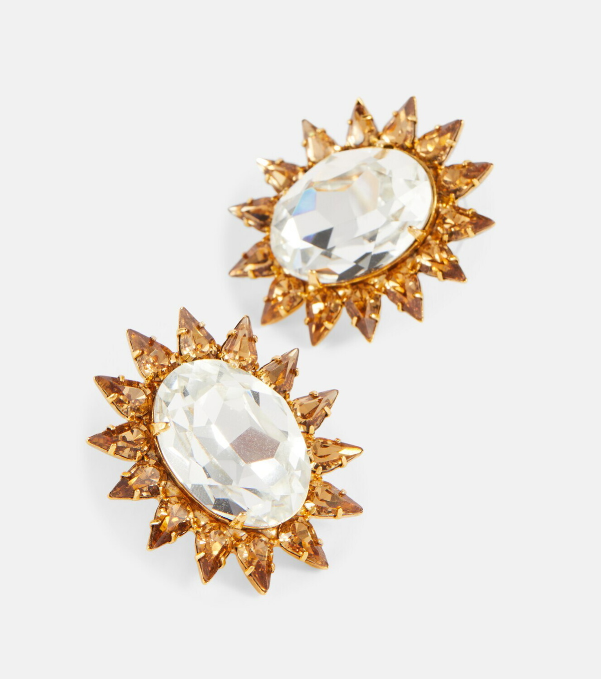 Jennifer Behr Gemma crystal-embellished stud earrings Jennifer Behr