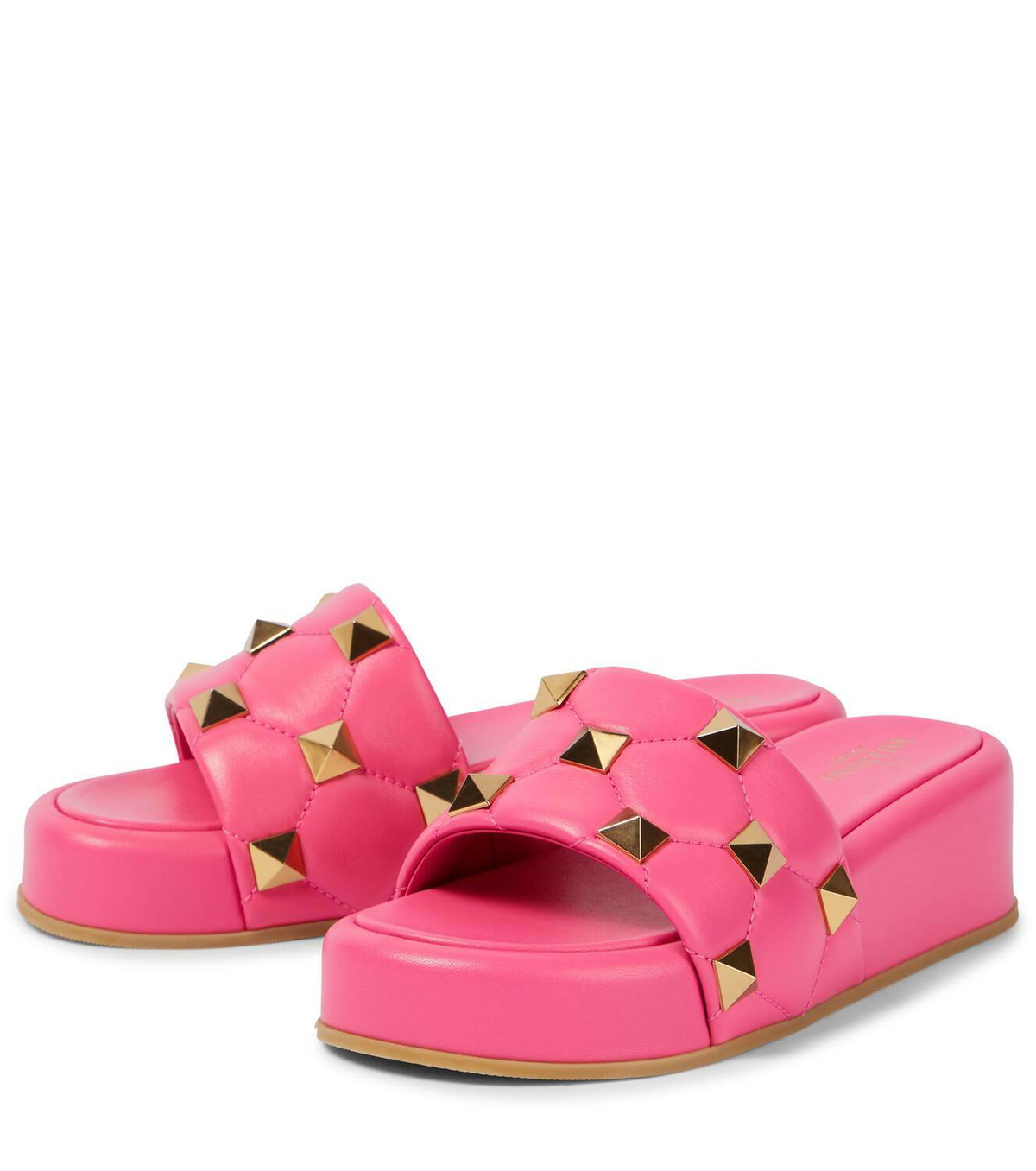 Valentino Garavani Roman Stud leather platform sandals Valentino Garavani