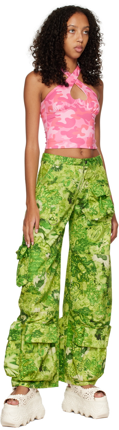 Collina Strada Green Garden Trousers Collina Strada