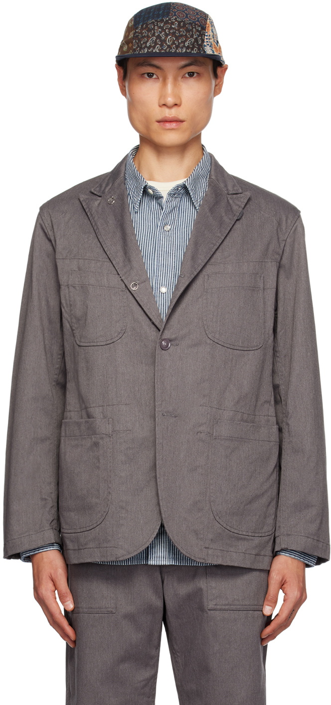 Engineered Garments Gray Bedford Blazer Engineered Garments