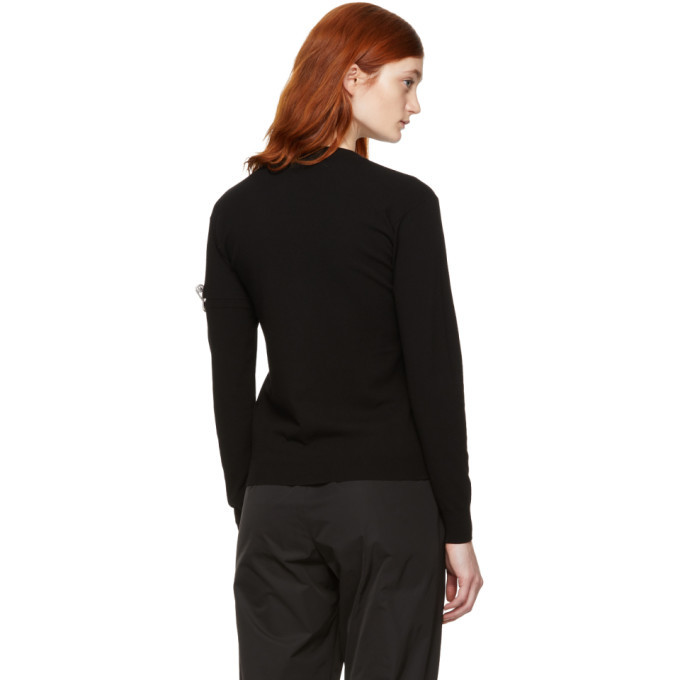 Versus Black Safety Pin Cardigan Versus