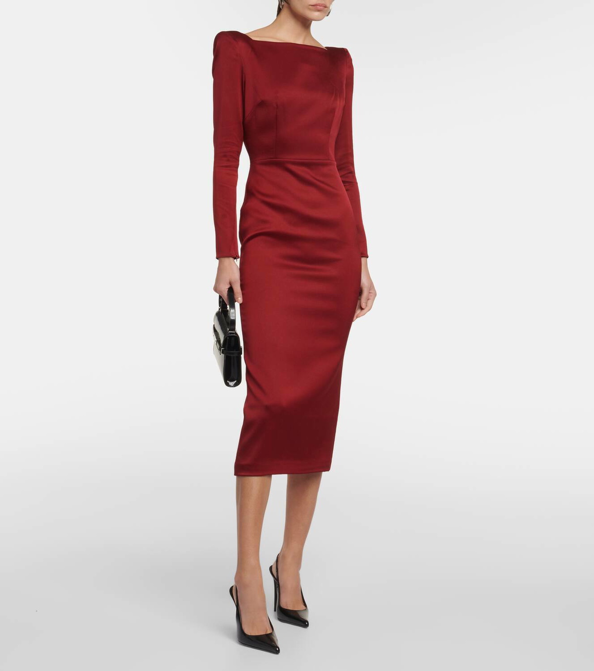 Alex Perry Satin crêpe minidress Alex Perry