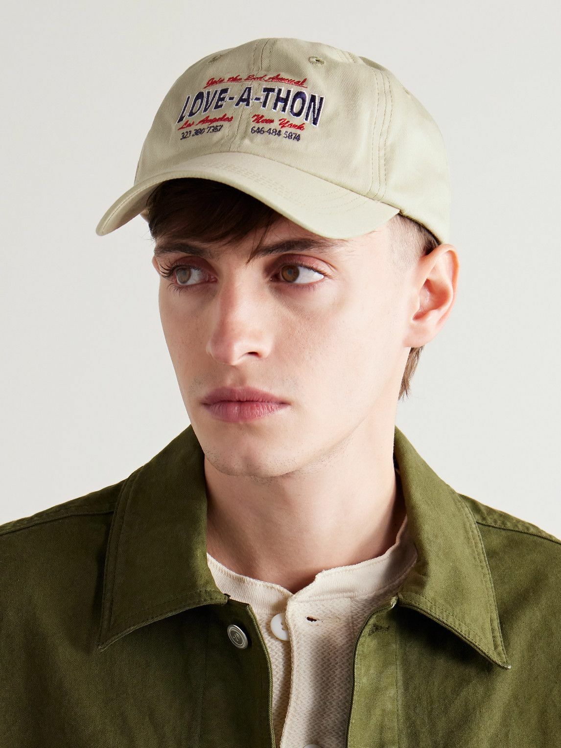 Corridor - Embroidered Organic Cotton-Twill Baseball Cap Corridor