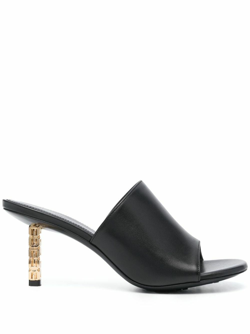 GIVENCHY - G-cube Leather Mules Givenchy