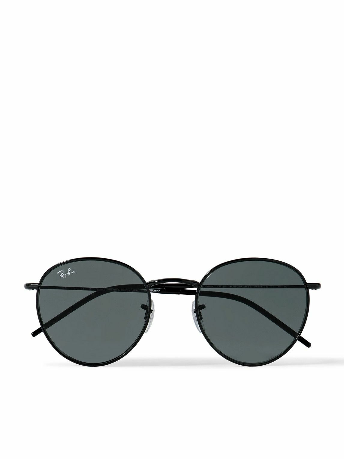 Ray-Ban - Reverse Round-Frame Metal Sunglasses Ray Ban