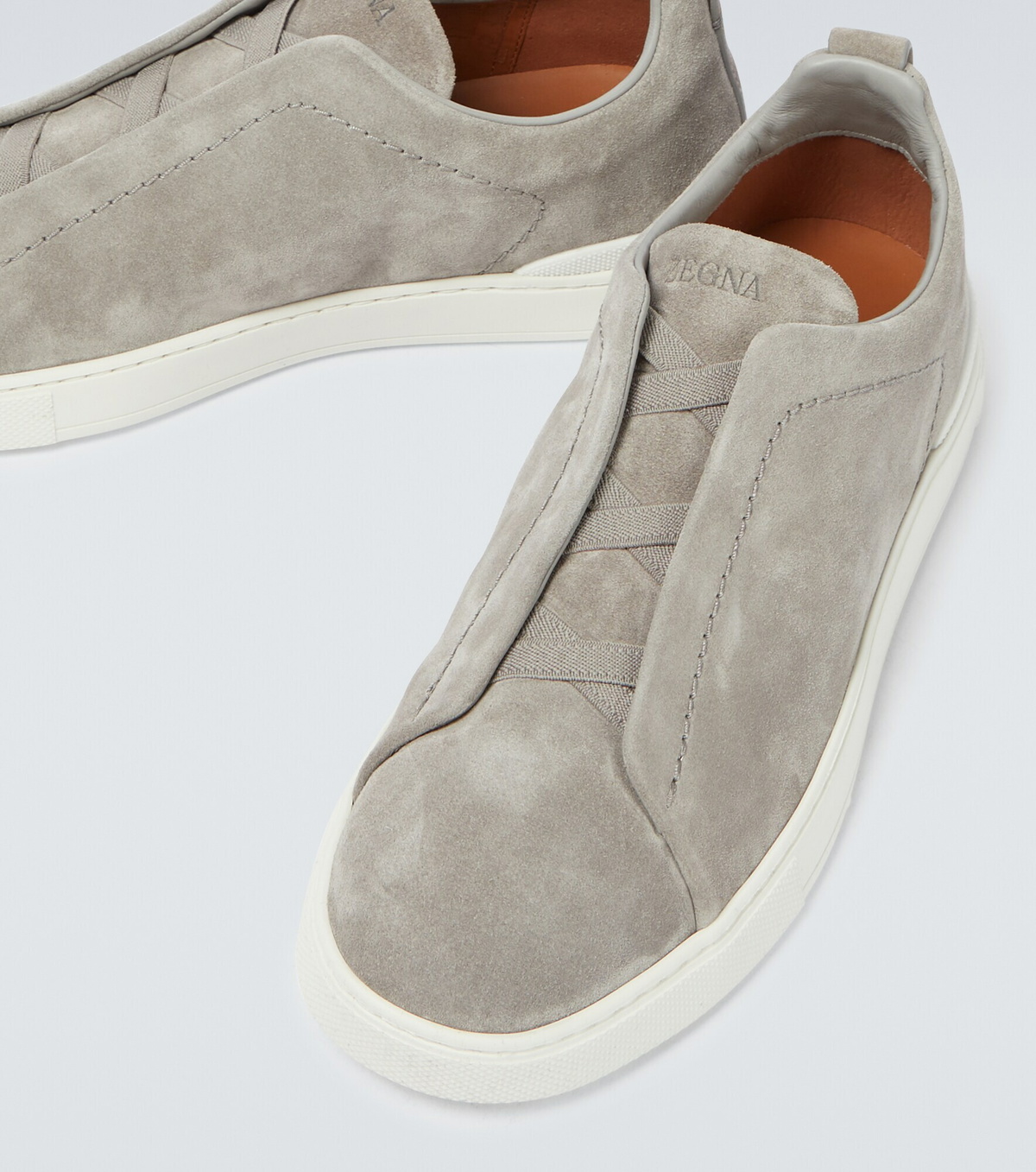 Zegna - Triple Stitch suede sneakers Zegna