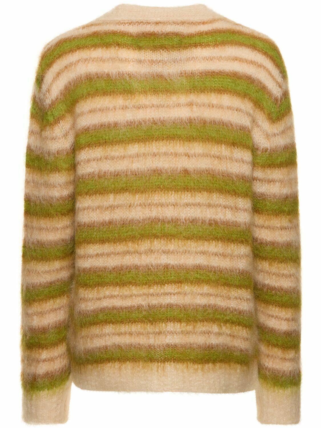 MARNI - Iconic Mohair Blend Knit Cardigan Marni