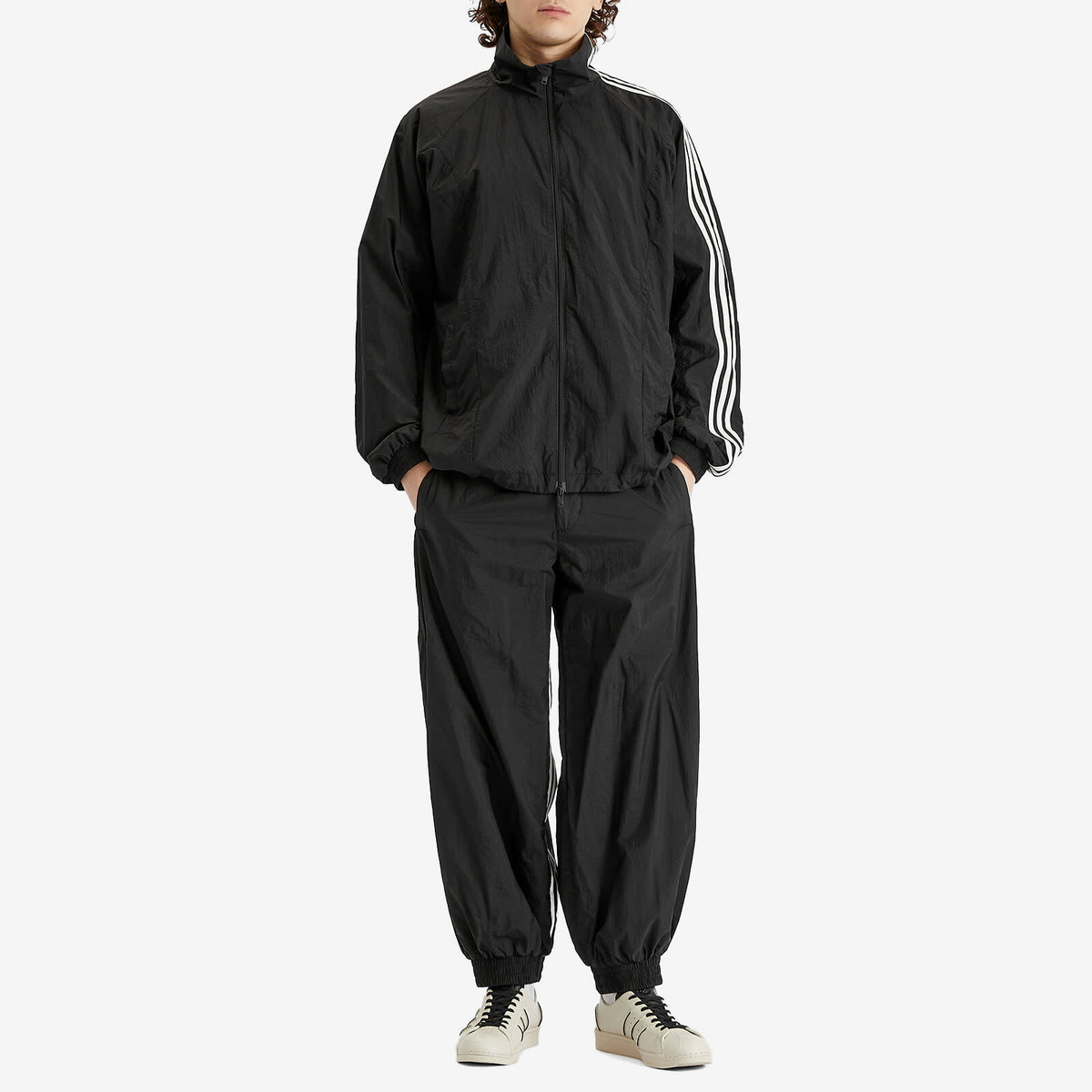 Y-3 Men's Nylon Shell Pants in Black Y-3