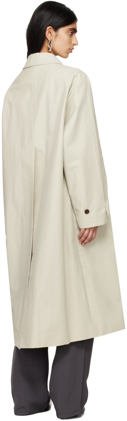 Studio Nicholson Off-White Holin Trench Coat Studio Nicholson