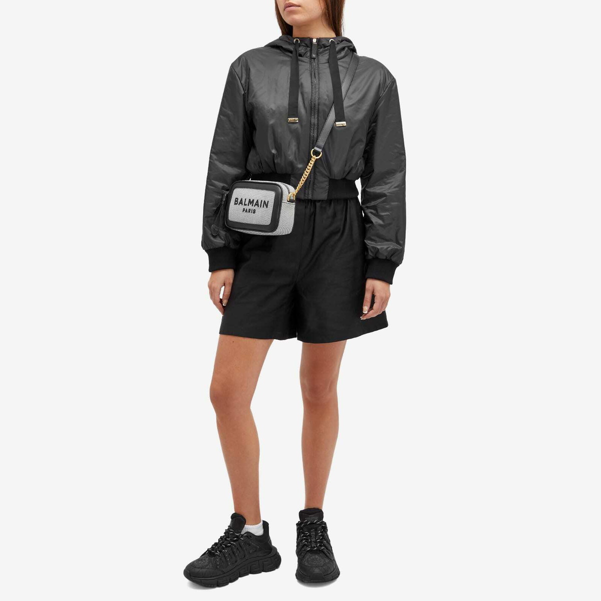 Balmain Women's B-Army Camera Case in Black Balmain