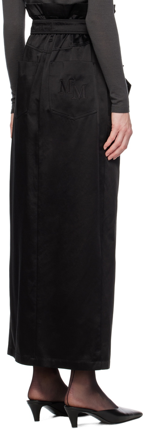 Max Mara Black Alcade Maxi Skirt Max Mara