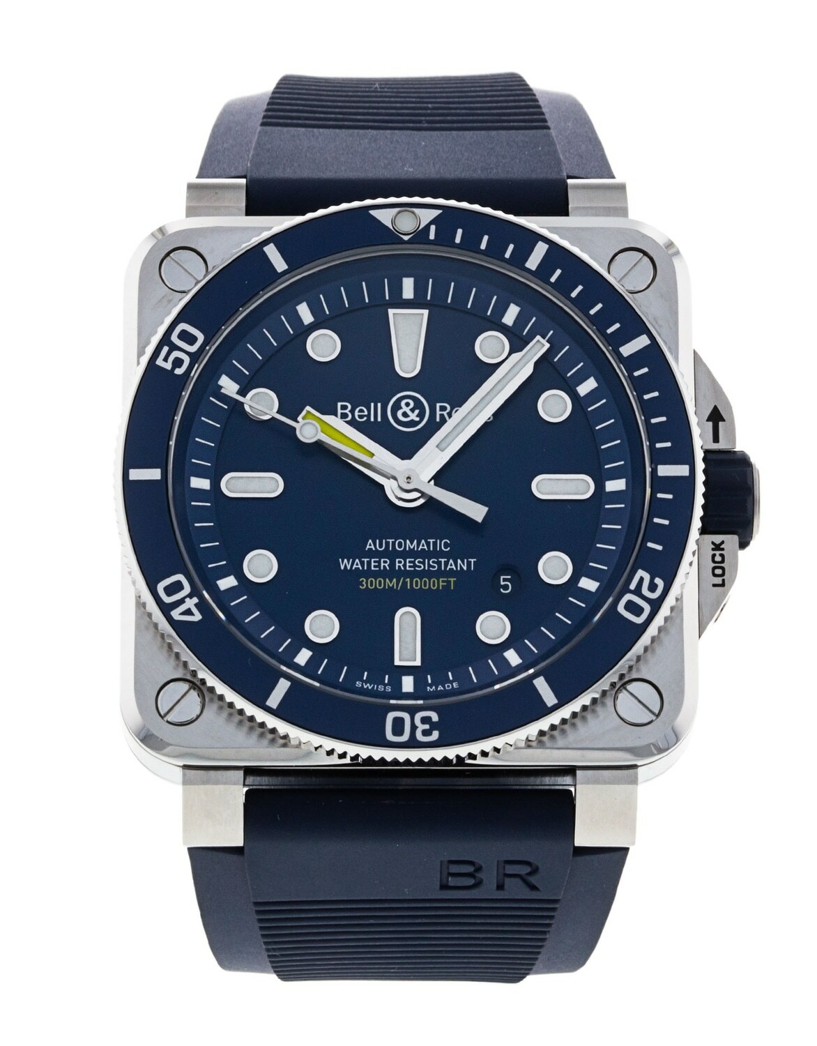 Bell and Ross BR03-92 BR0392-D-BU-ST/SRB Bell & Ross