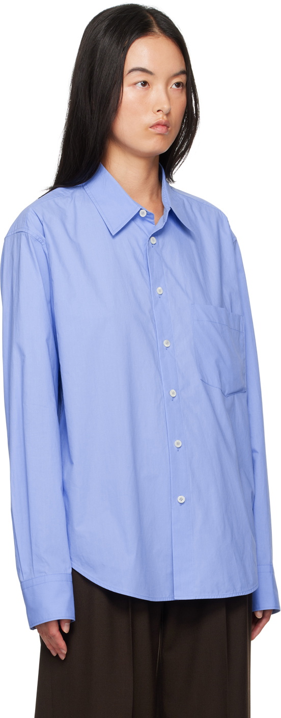 Recto Blue Gigo Oversized Shirt Recto