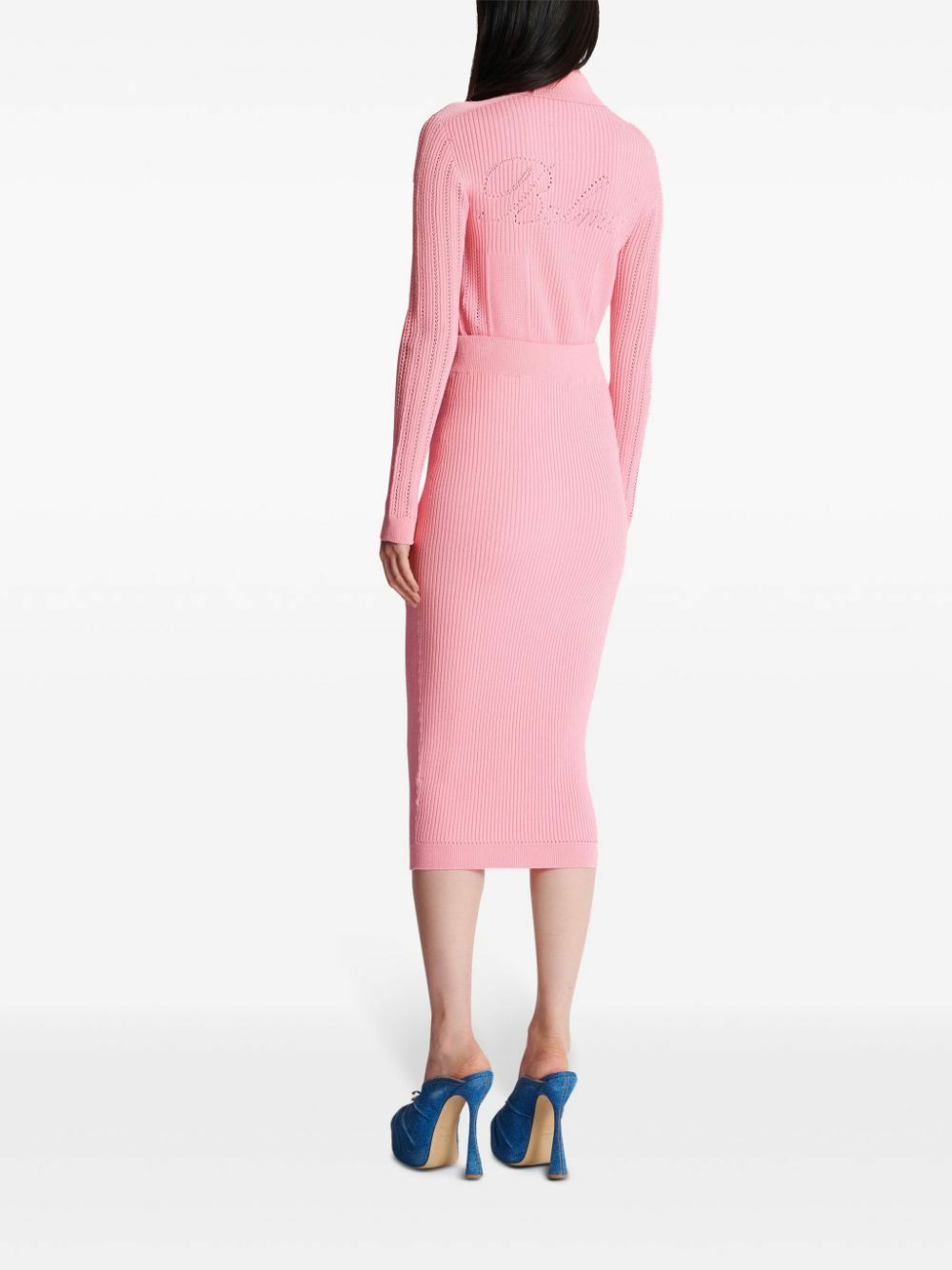Balmain Knitted Midi Skirt Balmain