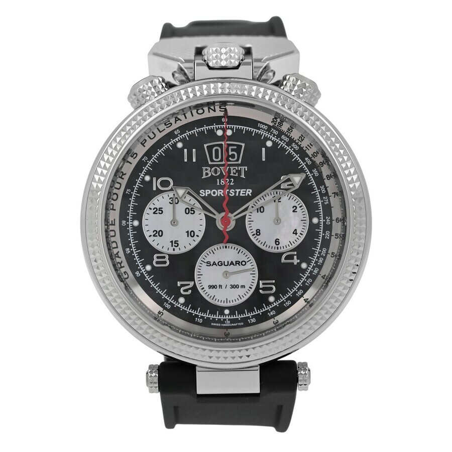 Bovet Sportster Automatic Black Dial Mens Watch SP0487 Bovet