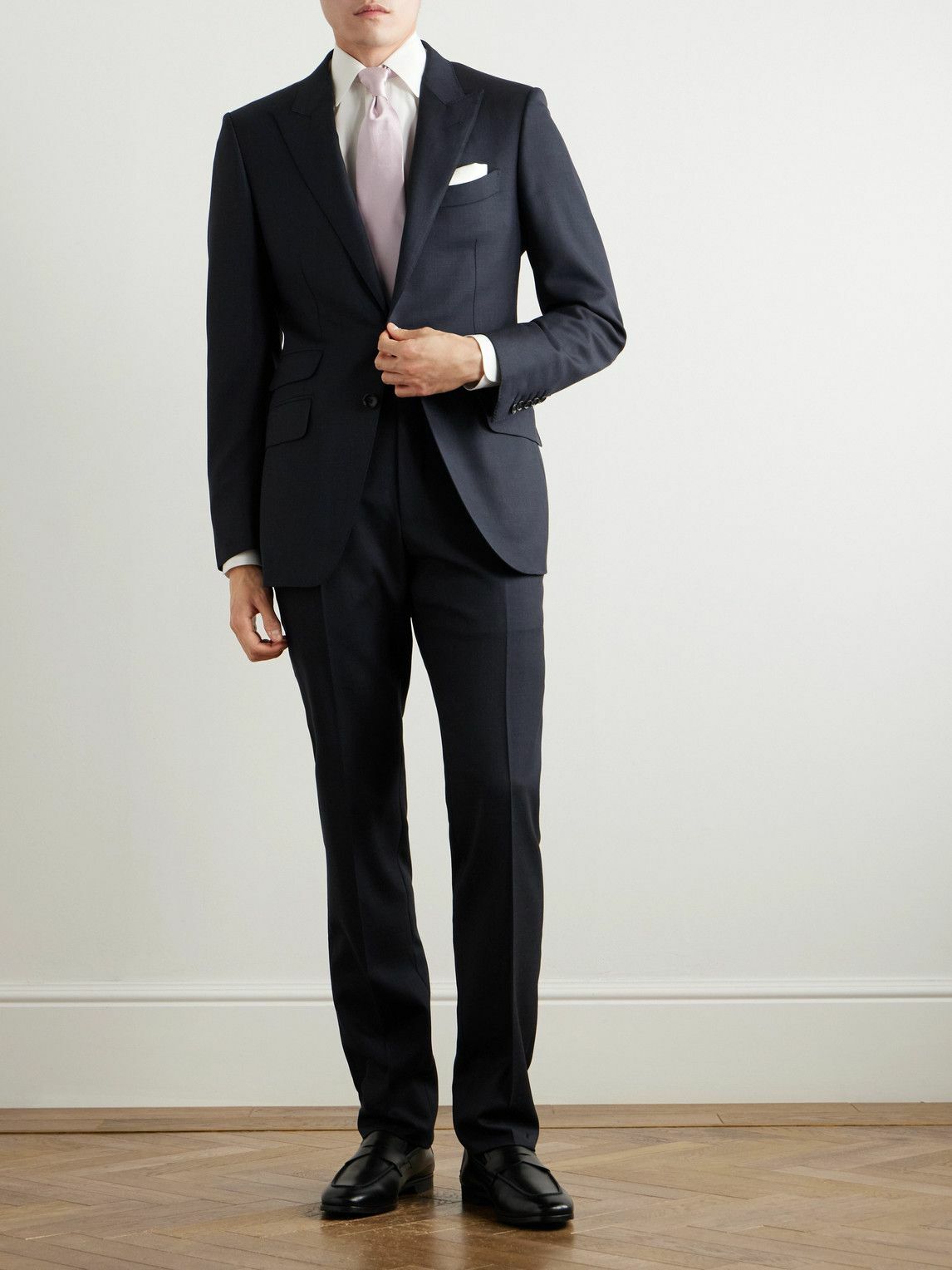 TOM FORD - O'Connor Wool-Blend Suit Jacket - Blue TOM FORD