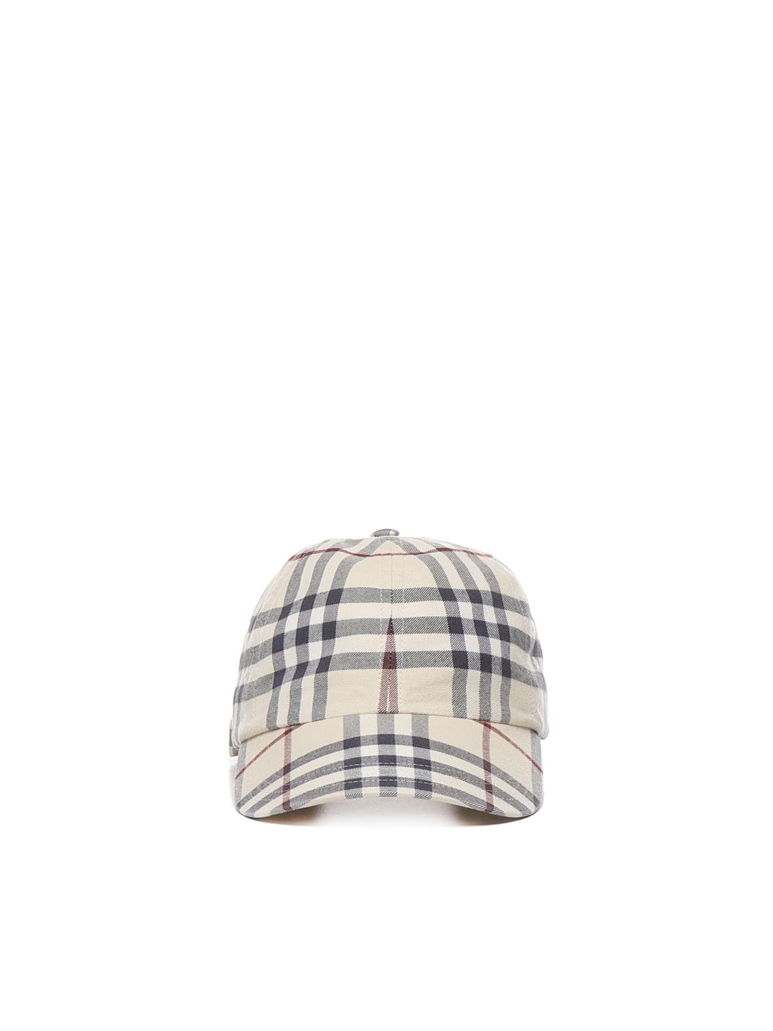 Burberry Baseball Cap With Check Print Burberry