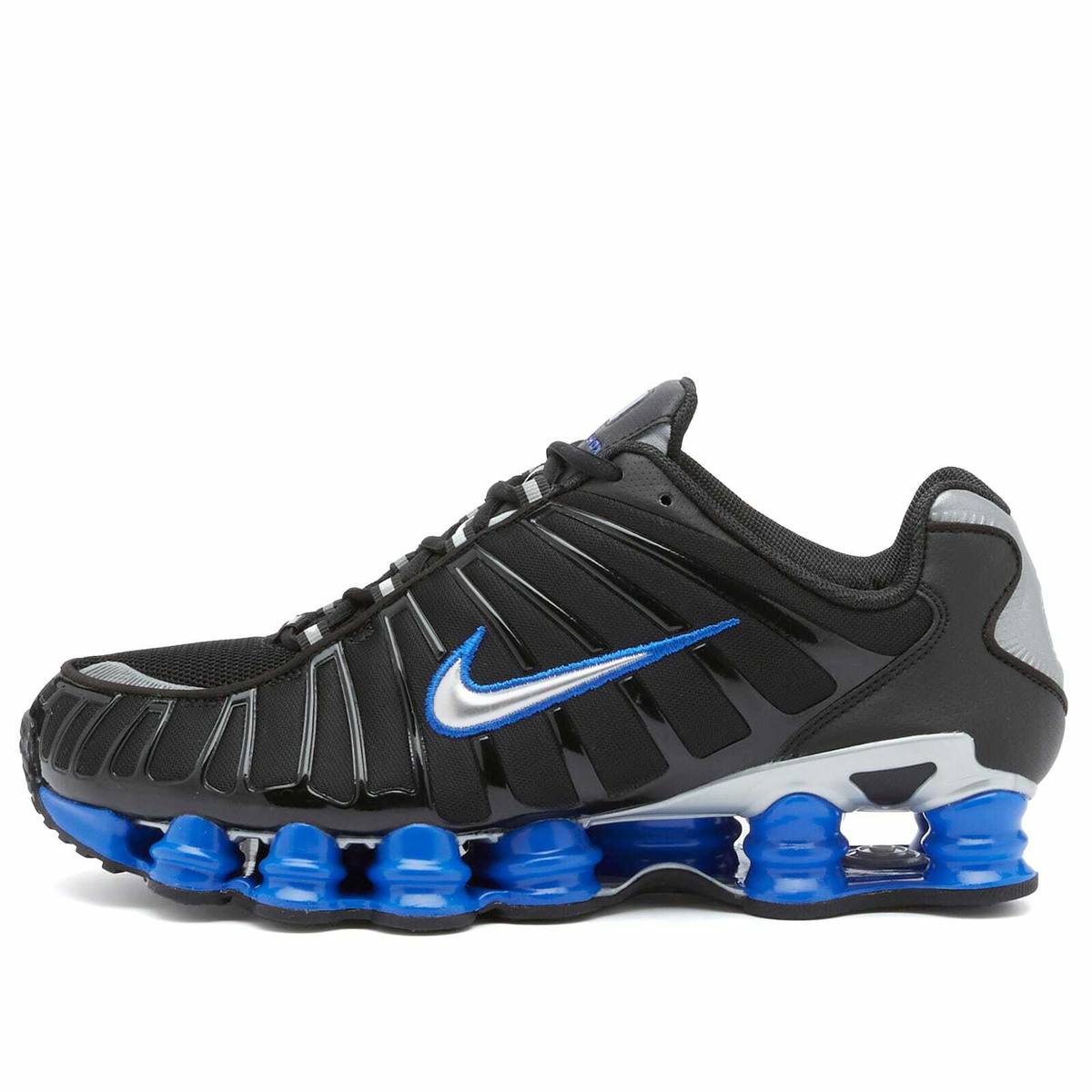 Nike Shox Tl Sneaker in Black/Silver/Blue Nike