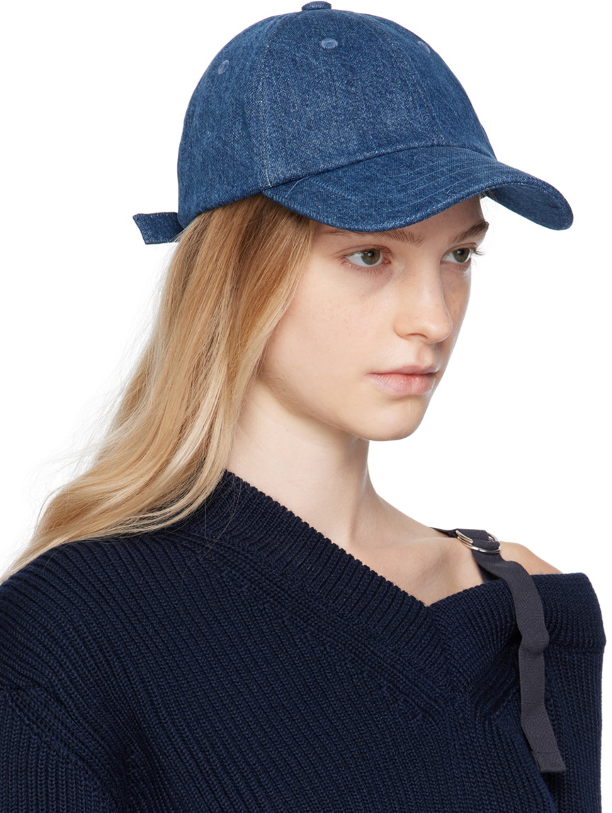 Jacquemus Blue Le Chouchou 'La Casquette' Denim Cap Jacquemus