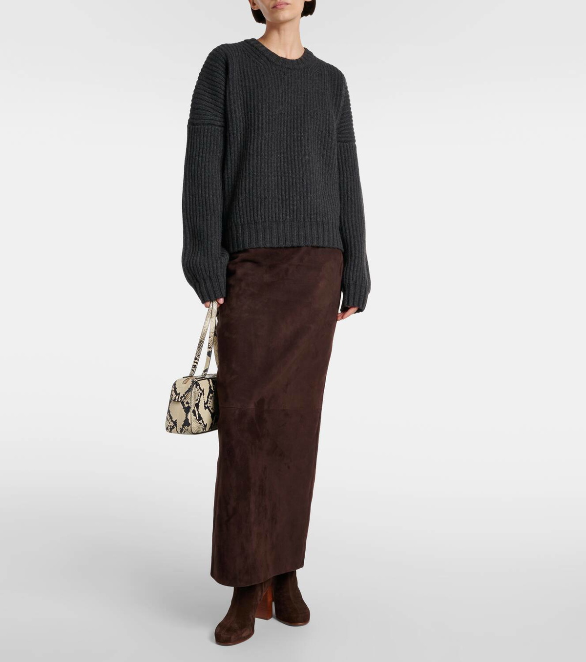 Khaite Manuela ribbed-knit cashmere sweater Khaite
