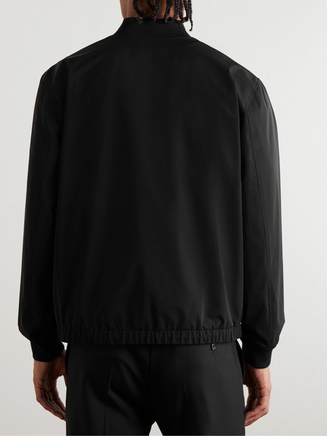 Theory - City Shell Bomber Jacket - Black Theory