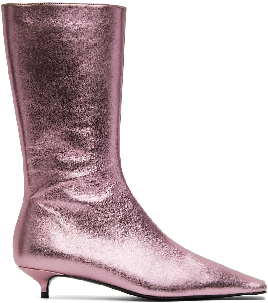Abra Pink & Green Lord Boots ABRA