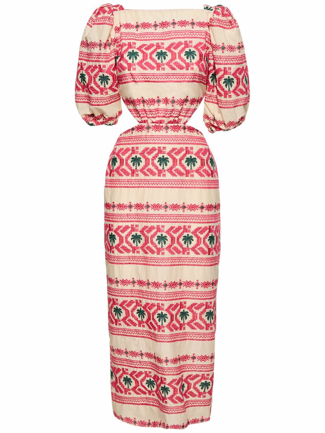 Johanna Ortiz Magia Presente Cotton Voile Mdi Dress Johanna Ortiz