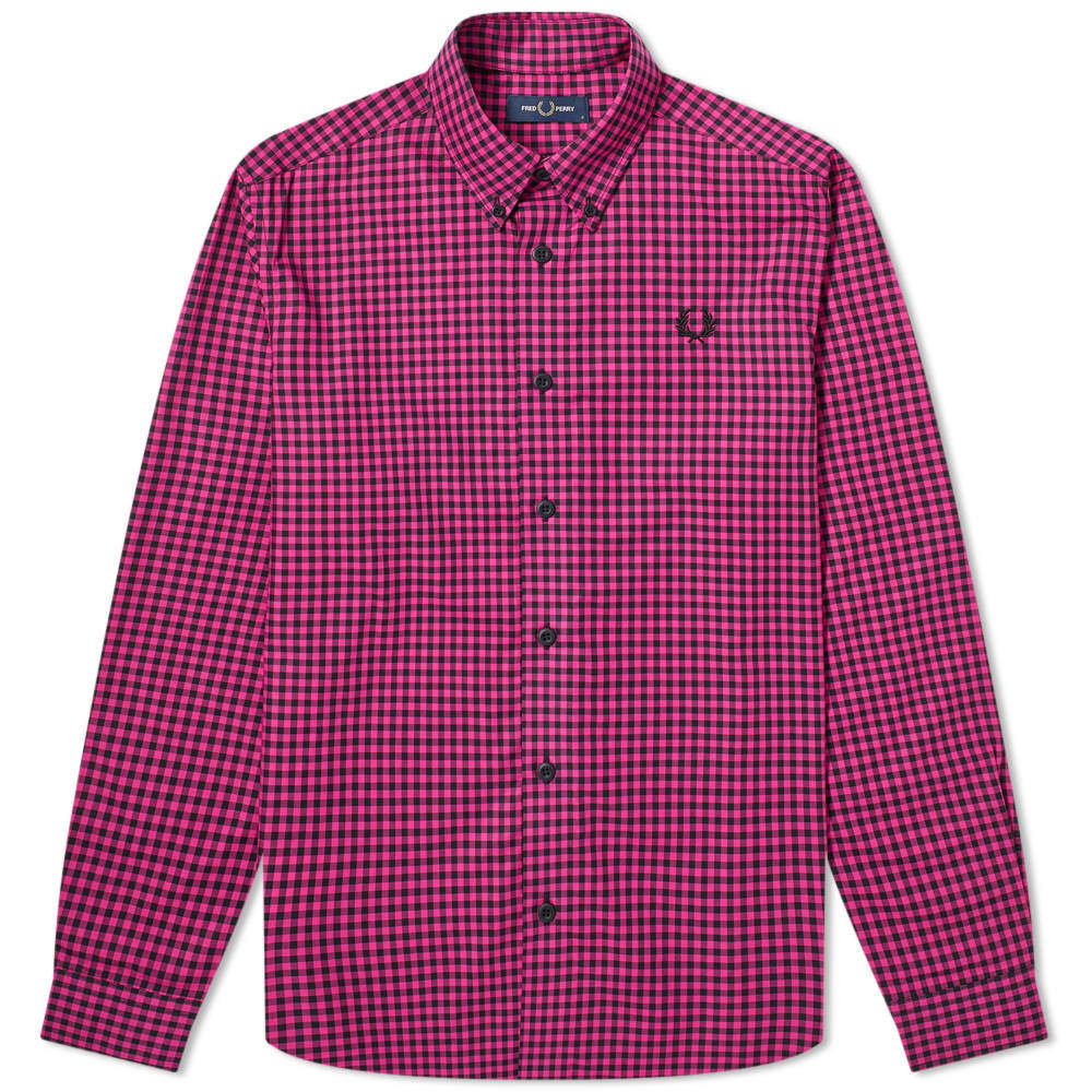 Fred Perry Two Tone Gingham Shirt Fred Perry