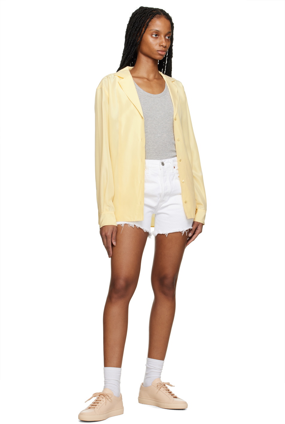 Common Projects Beige Achilles Low Sneakers Common Projects