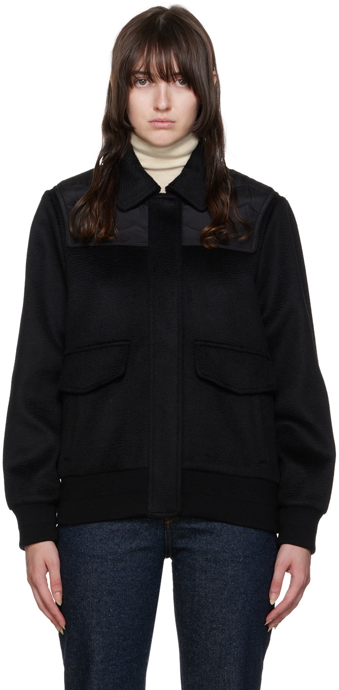 Chloé Black Paneled Jacket Chloe