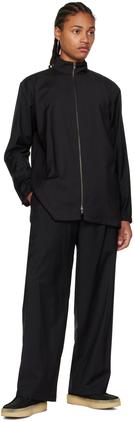 By Walid Black & Navy Tino Shirt By Walid