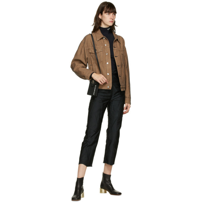 MM6 Maison Margiela Brown Denim Jacket MM6 Maison Margiela