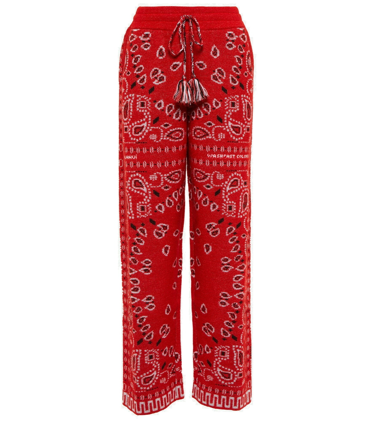 Alanui - Bandana wool-blend sweatpants Alanui